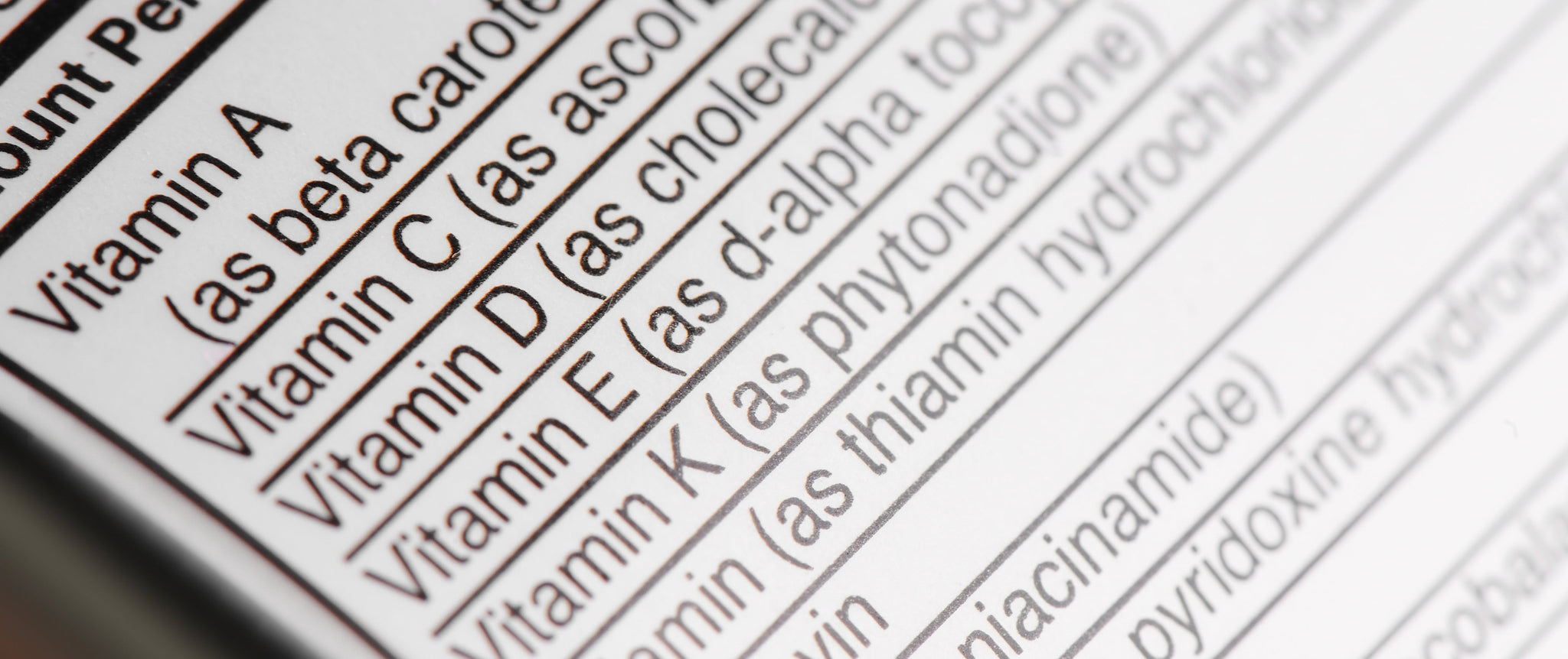 How To Read Supplement Labels