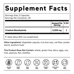 Smarter Creatine Monohydrate Capsules | SMARTER NUTRITION – Smarter ...