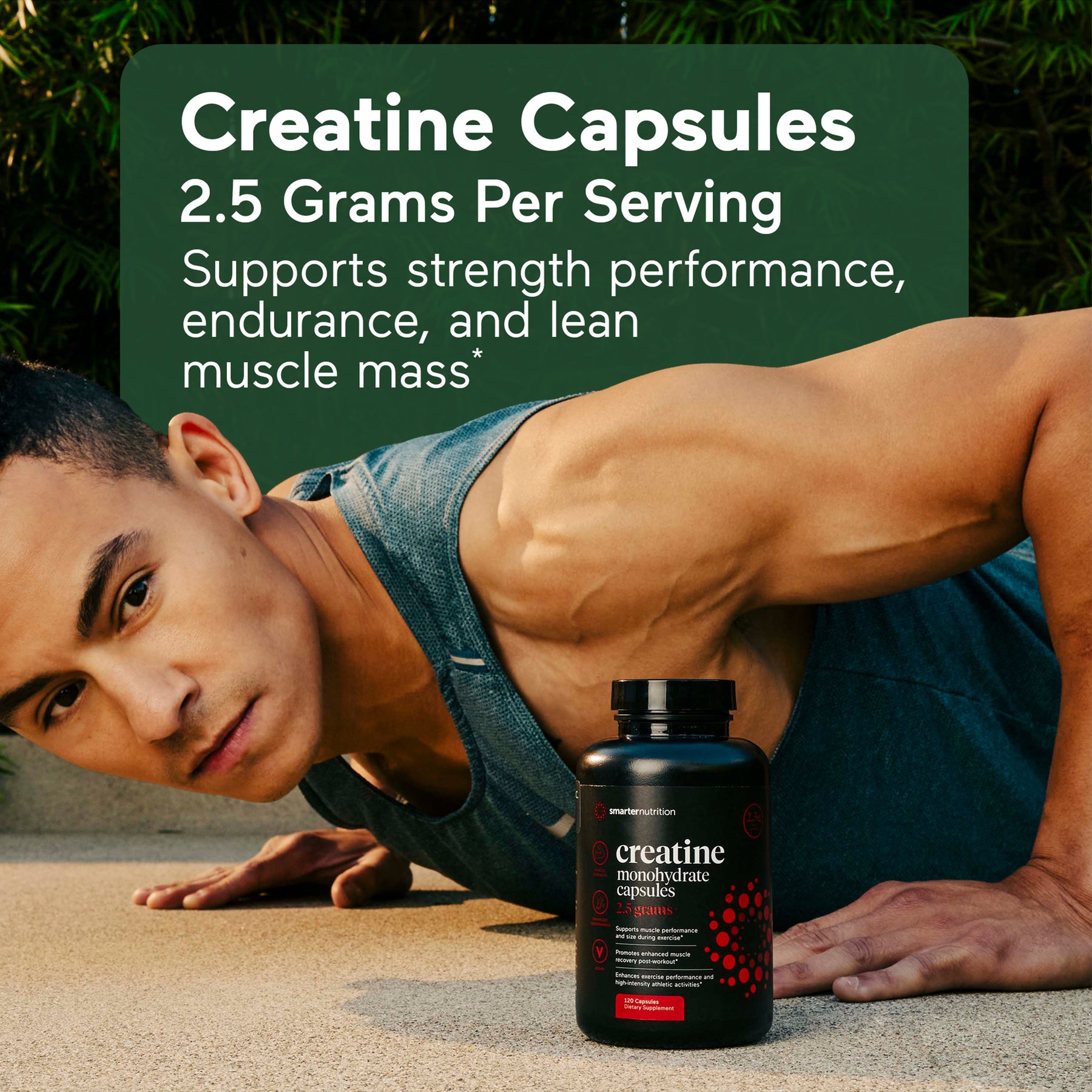 Smarter Creatine Monohydrate Capsules | SMARTER NUTRITION